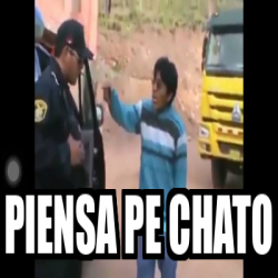 Meme Personalizado - Piensa pe chato - 32559080