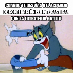 Meme Personalizado - cuando te desvías del acuerdo de cooperación pero ...