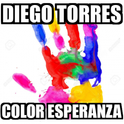 Meme Personalizado - Diego torres Color Esperanza - 32081020