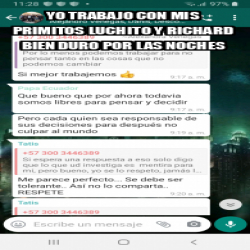 Meme Personalizado - Yo trabajo con mis primitos luchito y richard bien ...