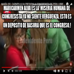 Meme Personalizado - MARICARMEN ALVa ES LA miseria humana de ...