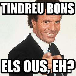 Meme Julio Iglesias - Tindreu bons Els ous, eh? - 33112698