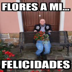 Meme Personalizado - Flores a mi... Felicidades - 33114031
