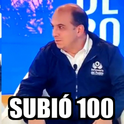 Meme Personalizado - Subió 100 - 33115982