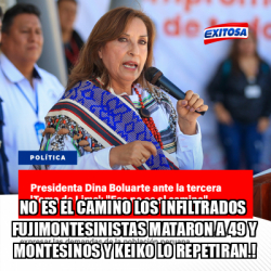 Meme Personalizado - NO ES EL CAMINO LOS INFILTRADOS FUJIMONTESINISTAS ...