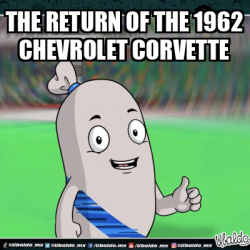 Meme Personalizado - The Return Of The 1962 Chevrolet Corvette - 33126444