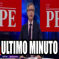 Meme Personalizado - ULTIMO MINUTO - 33126824
