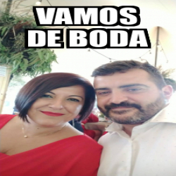 Meme Personalizado - VAMOS DE BODA - 33131766