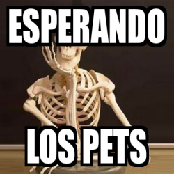 Meme Personalizado - esperando los pets - 33134956