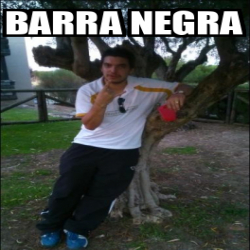 Meme Personalizado - BARRA NEGRA - 33140798