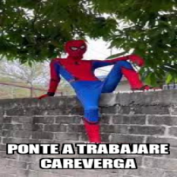 Meme Personalizado - ponte a trabajare careverga - 33152277
