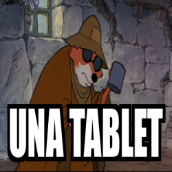 Meme Personalizado - una tablet - 33164556