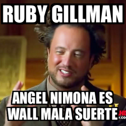 Meme Ancient Aliens - Ruby Gillman Angel nimona es wall mala suerte ...