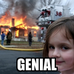 Meme Disaster Girl - genial - 33187944
