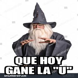 Meme Personalizado - Que hoy gane la "U" - 33189299