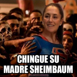 Meme Personalizado - CHINGUE SU MADRE SHEIMBAUM - 33199937