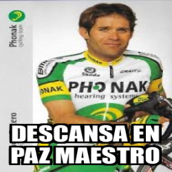 Meme Personalizado - Descansa en paz maestro - 33202640