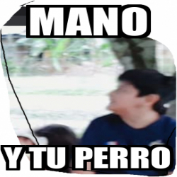 Meme Personalizado - mano y tu perro - 33216072