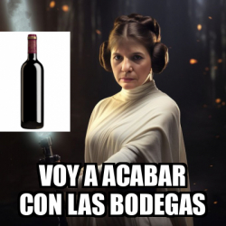 Meme Personalizado - VOY A ACABAR CON LAS BODEGAS - 33222733
