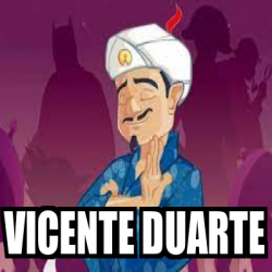 Meme Personalizado - vicente duarte - 33226472