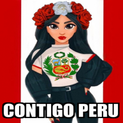 Meme Personalizado - CONTIGO PERU - 33227039