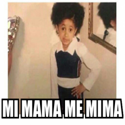 Meme Personalizado - mi mama me mima - 33234573