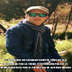 Meme Personalizado - El individuo ha luchado siempre para no ser ...