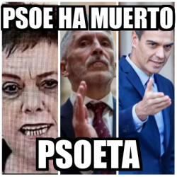 Meme Personalizado - PSOE HA MUERTO PSOETA - 33254217