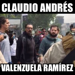Meme Personalizado - Claudio Andrés Valenzuela Ramírez - 33257080