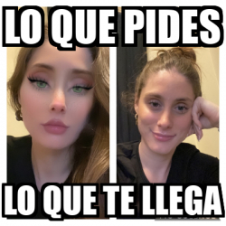 Meme Personalizado - Lo que pides Lo que te llega - 33268750