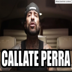 Meme Personalizado - CALLATE PERRA - 33271349