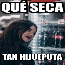 Meme Personalizado - QUÉ SECA TAN HIJUEPUTA - 33275350