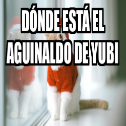 Meme Personalizado - Dónde está el aguinaldo de yubi - 33276344