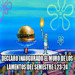 Meme Personalizado - Declaro inaugurado el muro de los lamentos del ...