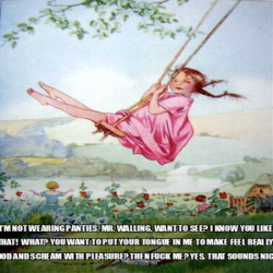 Meme Personalizado - I’m not wearing panties, mr. Walling, want to see ...