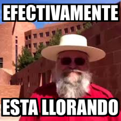 Meme Personalizado - Efectivamente Esta llorando - 33302375