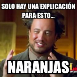 Meme Personalizado - NARANJAS - 33302587