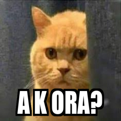 Meme Personalizado - A k ora? - 33303010