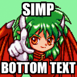 Meme Personalizado - SIMP bottom text - 33305270