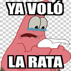 Meme Personalizado - Ya voló La rata - 33319151