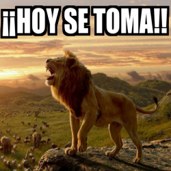 Meme Personalizado - ¡¡hoy se toma!! - 33320663