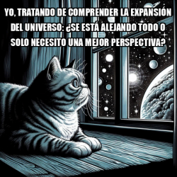 Meme Personalizado - Yo, tratando de comprender la expansión del ...