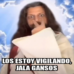Meme Personalizado - los estoy vigilando, jala gansos - 33342968