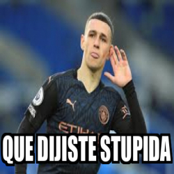 Meme Personalizado - QUE DIJISTE STUPIDA - 33349392