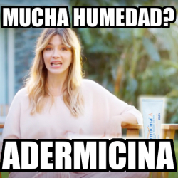Meme Personalizado - Mucha humedad? Adermicina - 33353359