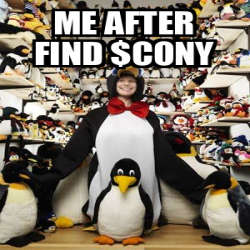 Meme Personalizado - ME AFTER FIND $CONY - 33376110