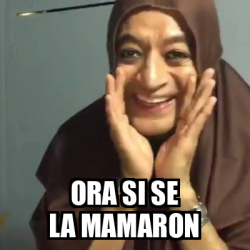 Meme Personalizado - ora si se la mamaron - 33376942