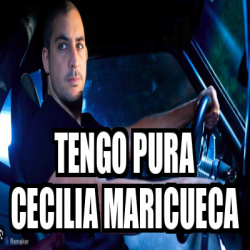 Meme Personalizado - tengo pura cecilia maricueca - 33382607