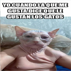 Meme Personalizado Yo Cuando La Que Me Gusta Dice Que Le Gustan Los