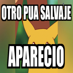 Meme Personalizado - otro pua salvaje aparecio - 33391742